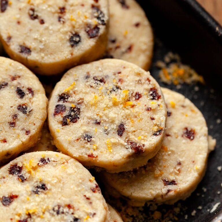 Gluten Free Orange Cranberry Shortbread - The Gluten Free Austrian