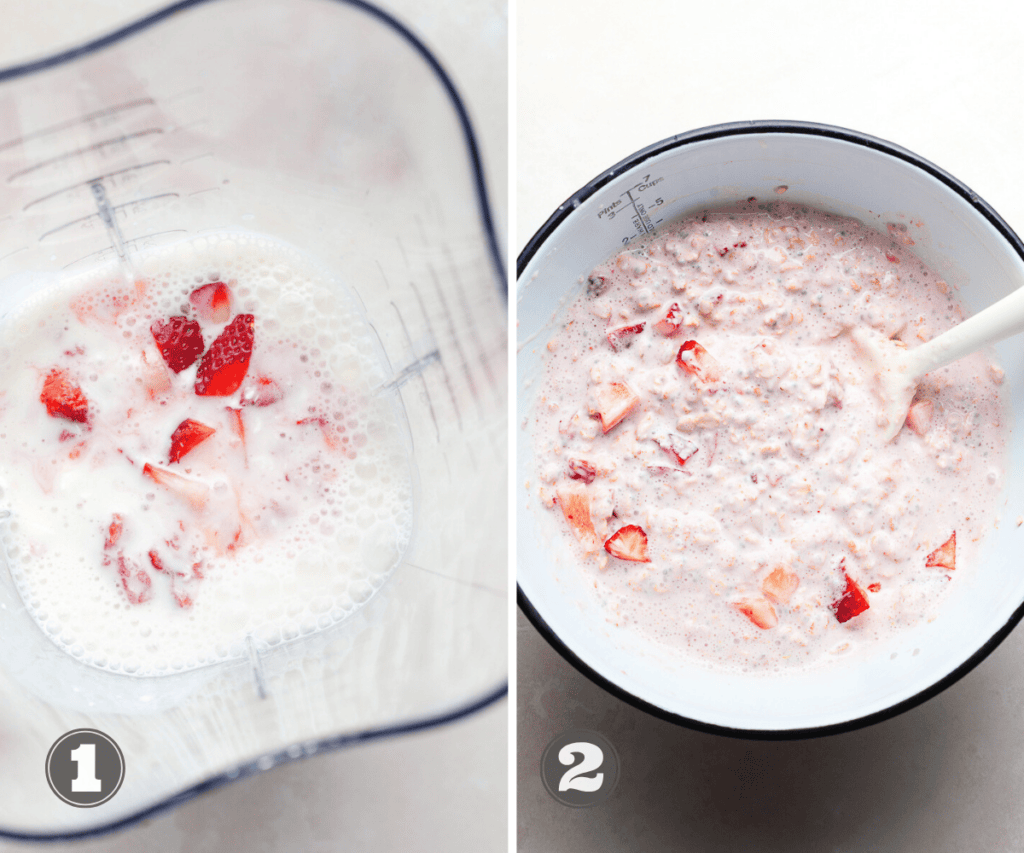 Gluten Free Strawberry Cheesecake Overnight Oats - The Gluten Free Austrian