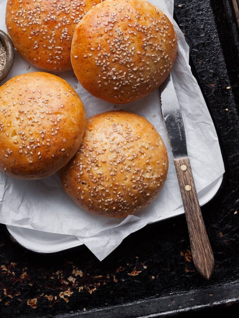 Gluten Free Burger Buns - The Gluten Free Austrian